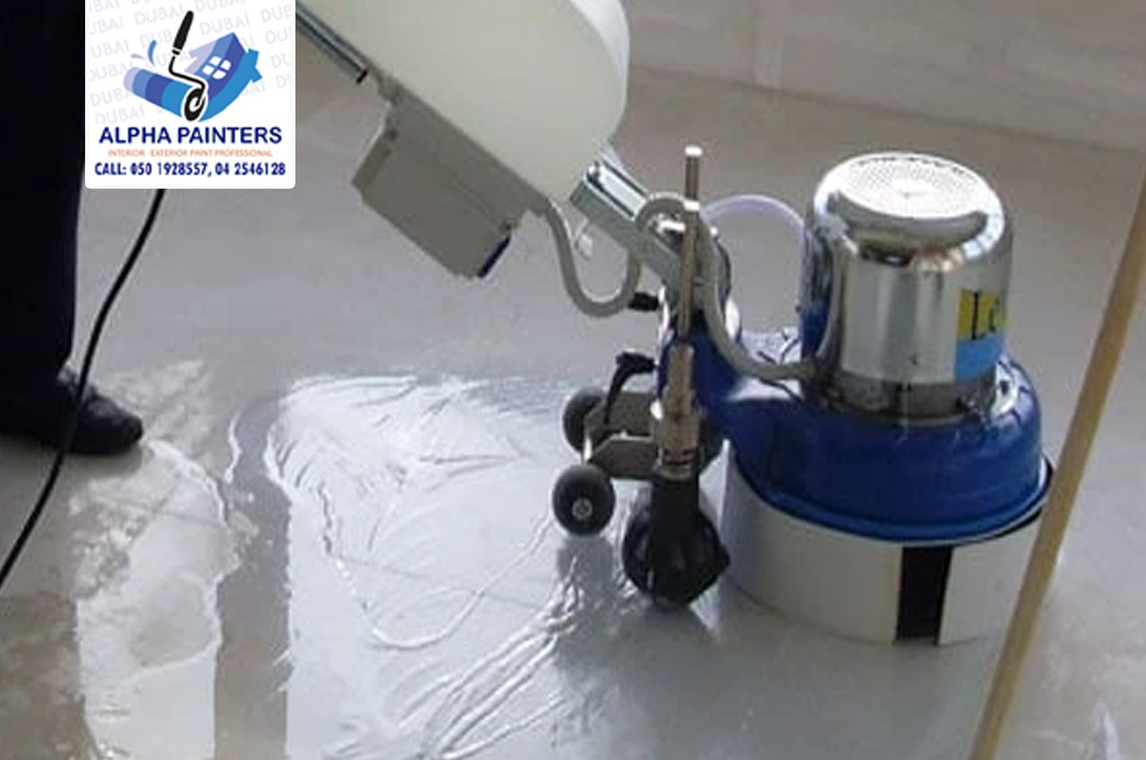 Floor Polishing Services - Alpha Painting Services Dubai, UAE